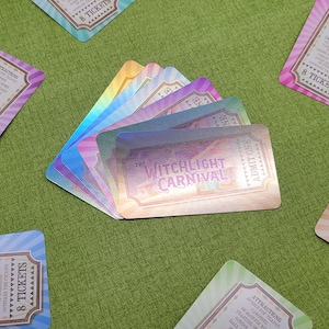 Holographic Carnival Tickets for the Wild Beyond the Witchlight - Etsy