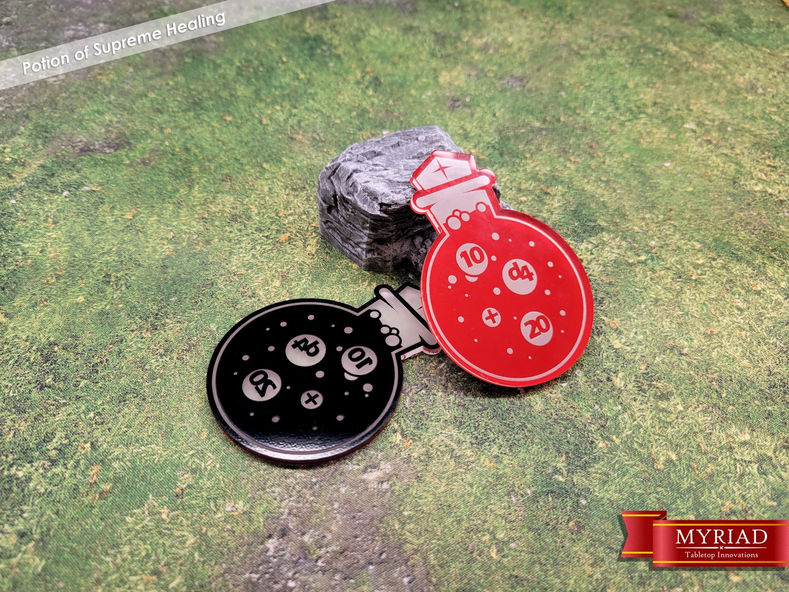 Hero-sized Healing Potion Tokens - Tabletop Player Aid - Etsy Canada