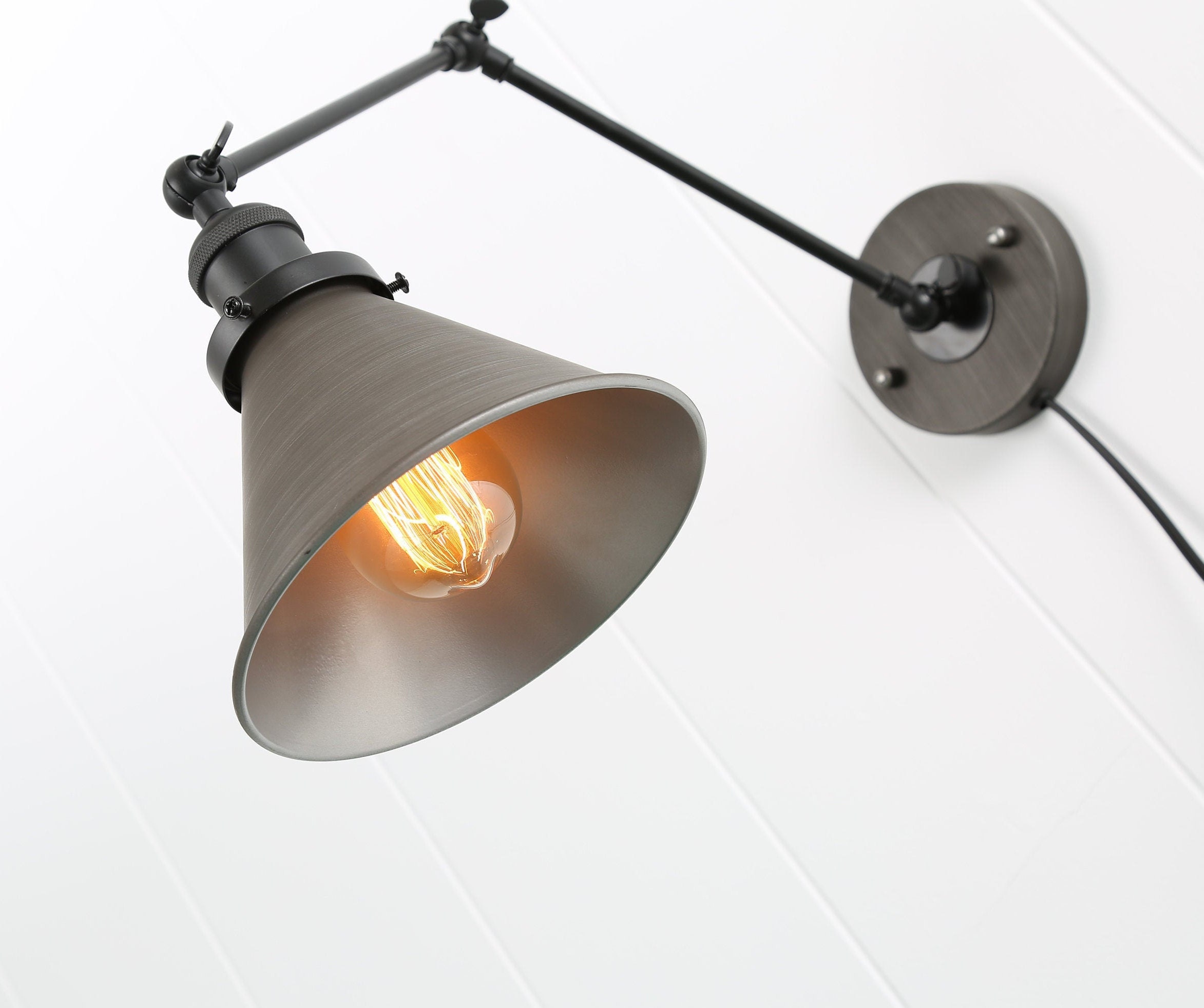 Wall Sconce Adjustable Wall Lamp Task Light Mid Century | Etsy