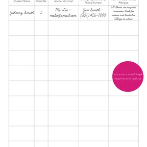 OT Caseload Planner Printable, Occupational Therapy Organizer, OT ...