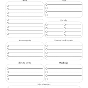 School OT Planner Bundle, Caseload Organization (digital Download) - Etsy