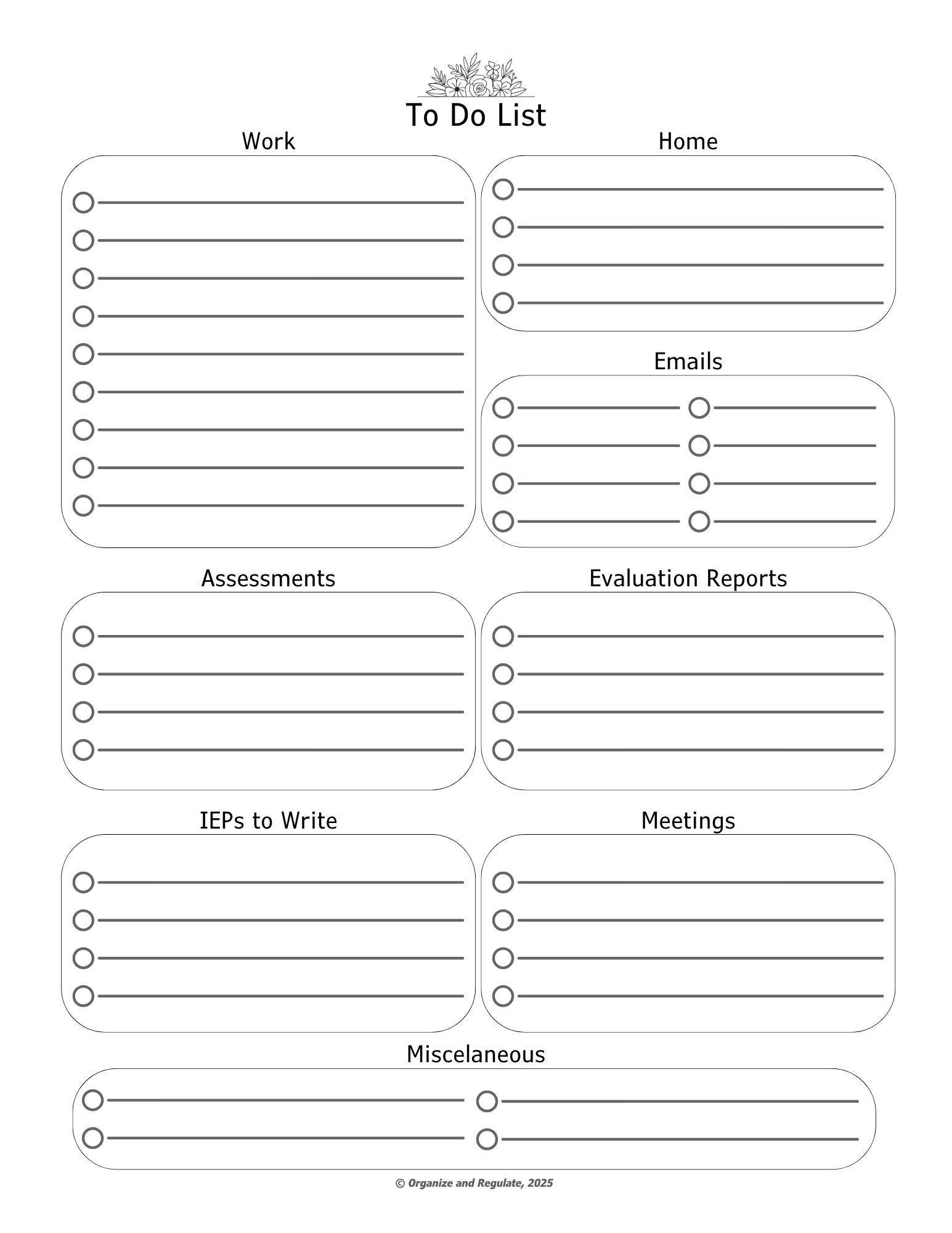 School OT Planner Bundle, Caseload Organization (digital Download) - Etsy