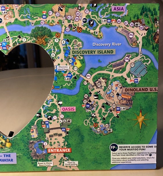 Disney World Animal Kingdom Map