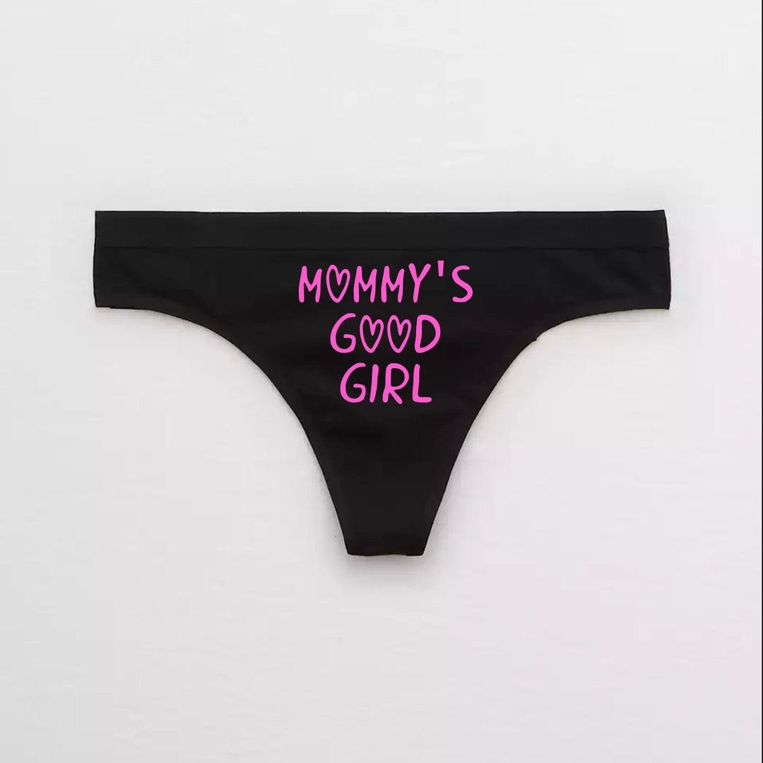 Mommys Good Girl Mdlg Thong Mommy Domme Kink Panties Etsy Australia