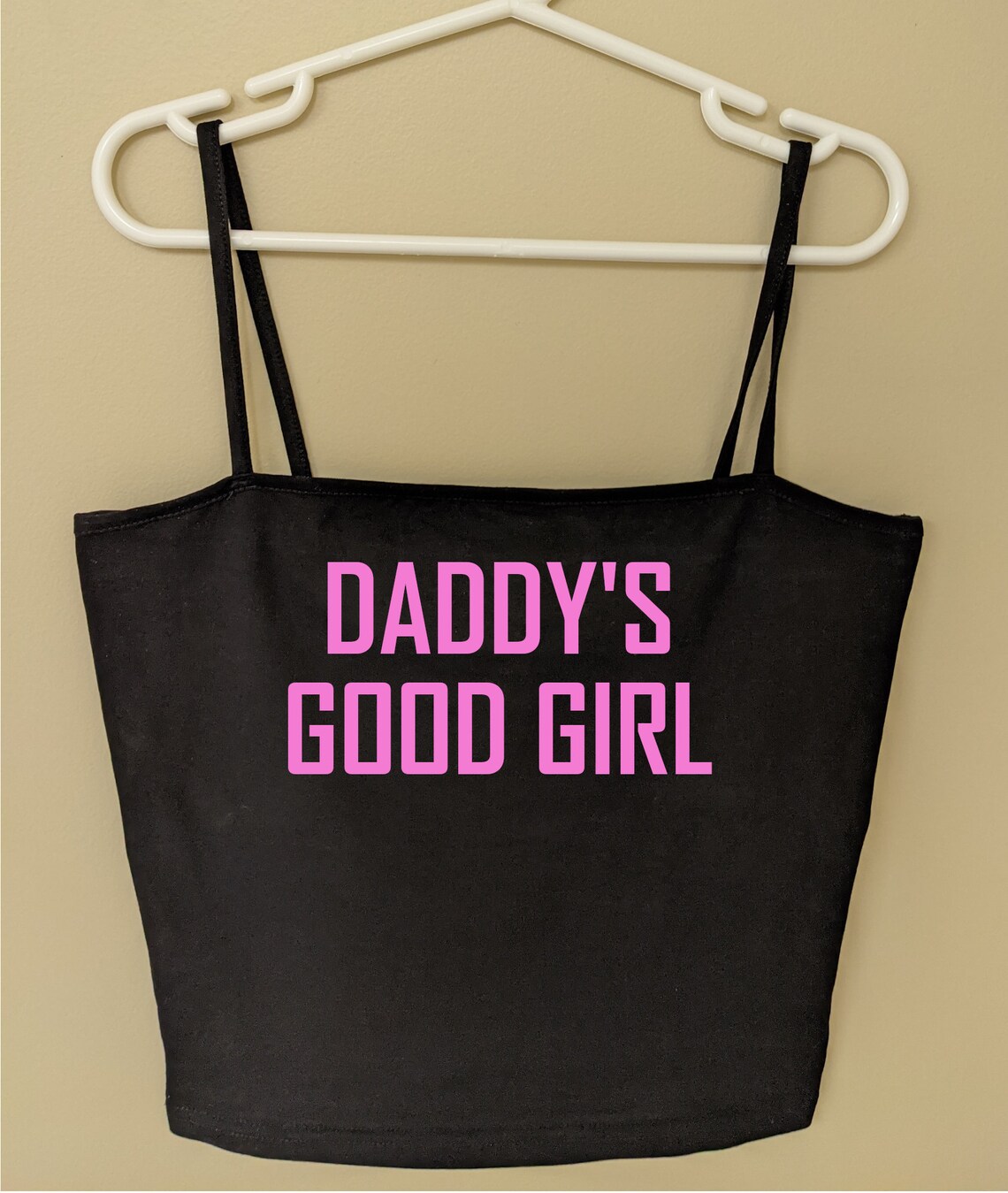 Daddys Good Girl Ddlg Cropped Cami Top Daddy Dom Crop Etsy