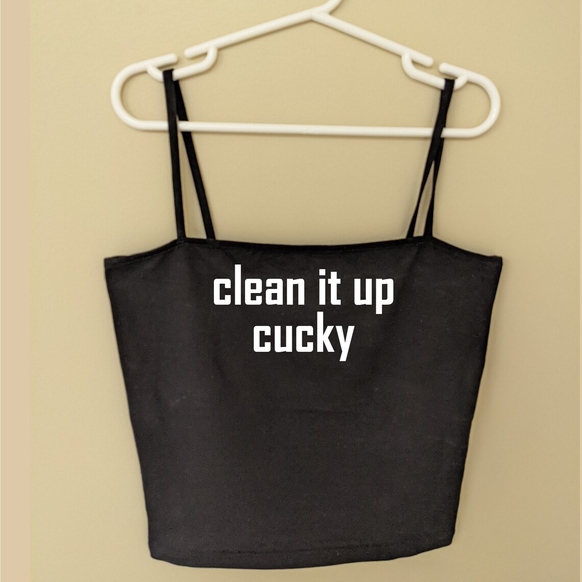 Clean It Up Cucky Cuckold Tank Top Mistress Cuck Husband Etsy