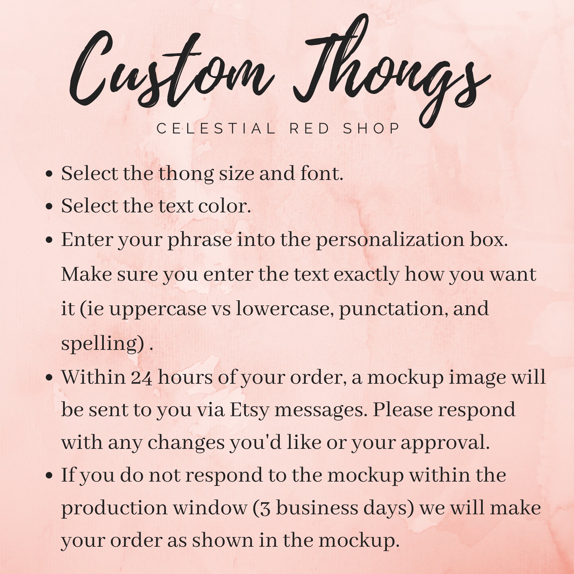 Custom Text Thong / Personalized Panties / Kinky Gift for Her - Etsy