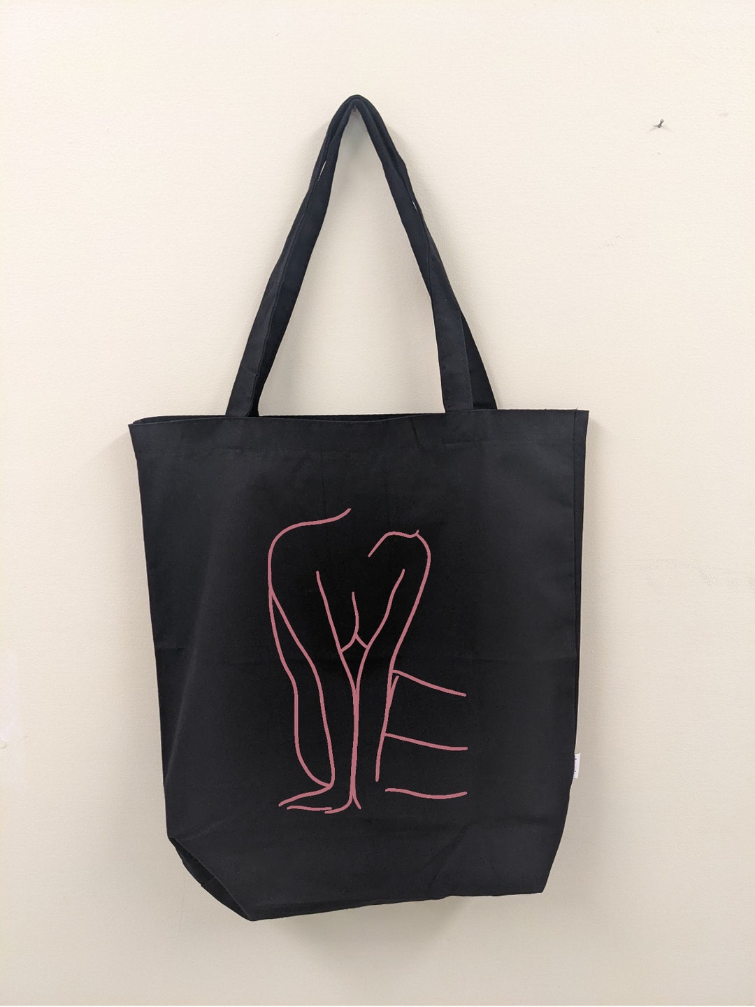 Sexy Line Art Tote Bag Sexy Female Body Tote Bag Sex Positive All