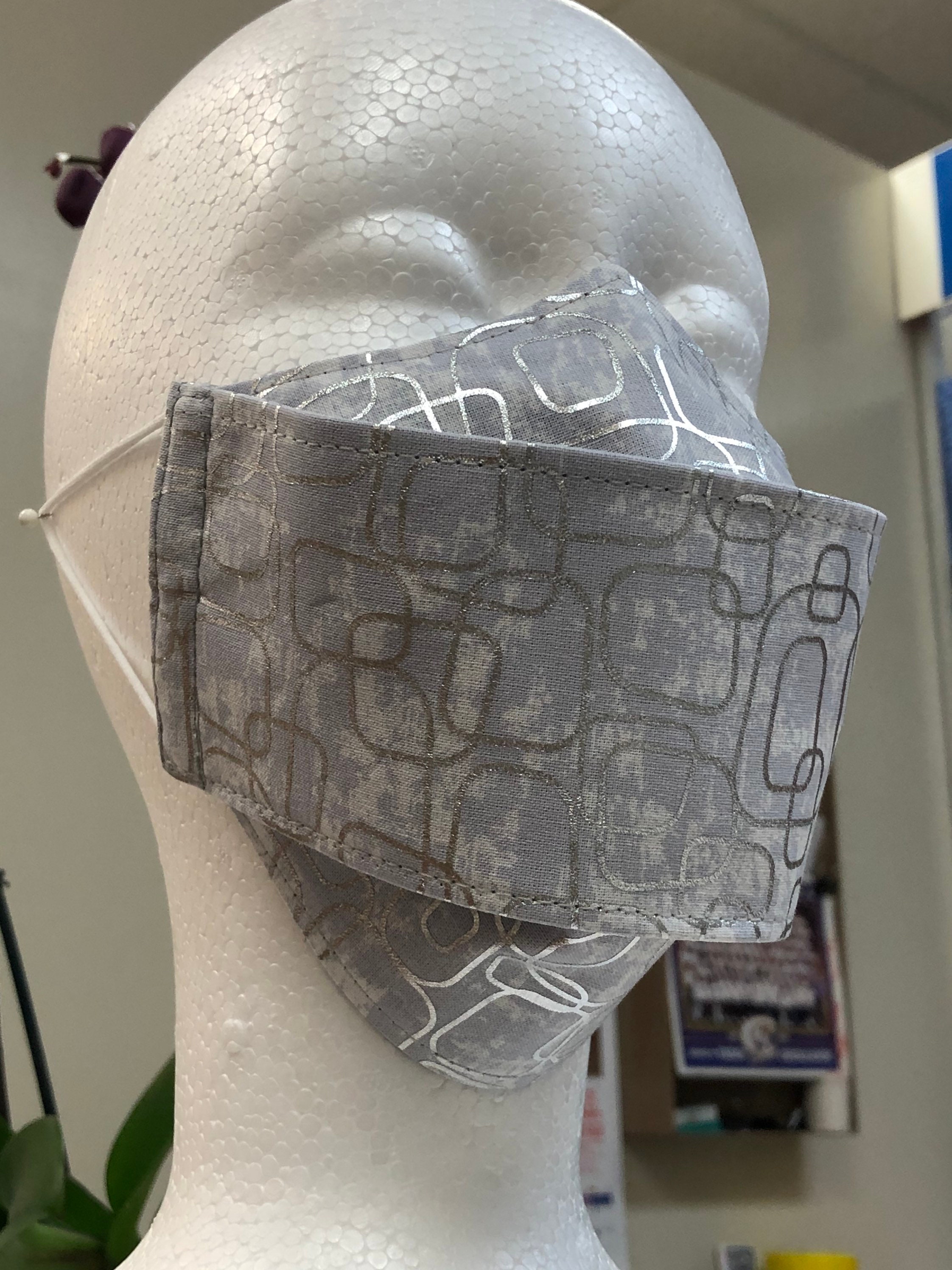 Classy Silver Face Masks - Etsy