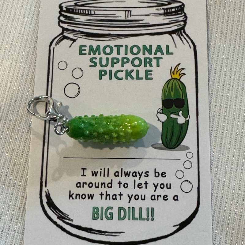 Emotional Support Pickle - Etsy