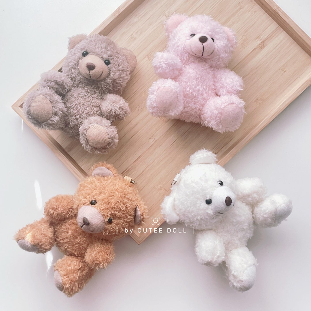 Teddy Bear Plush Keychain • Cute Mini Bear Keychain • Teddy Bear Bag ...