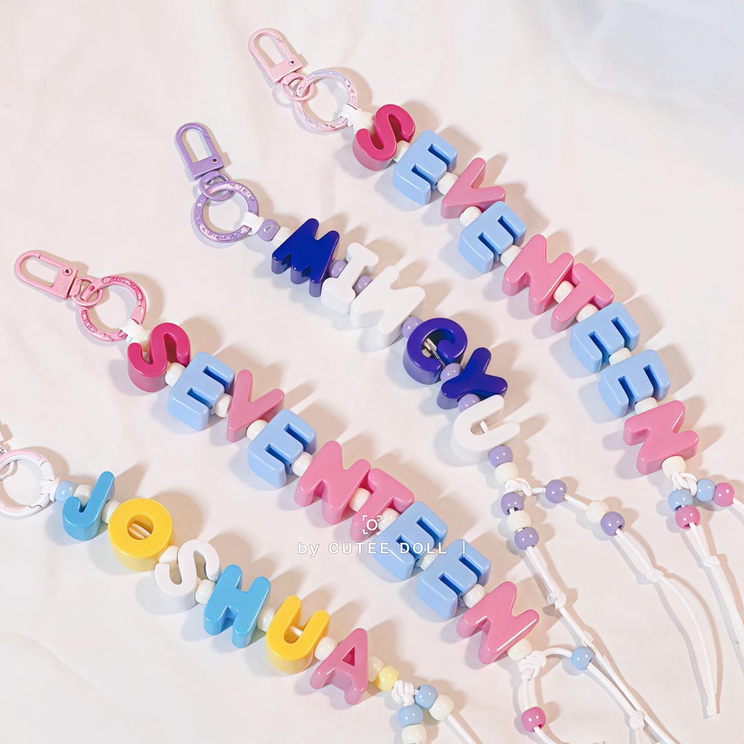 Personalized Name Tag Bag Charm • Custom Name Letter Keychain ...