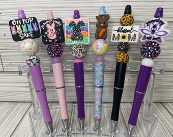 Custom Made Beaded Pens - Etsy