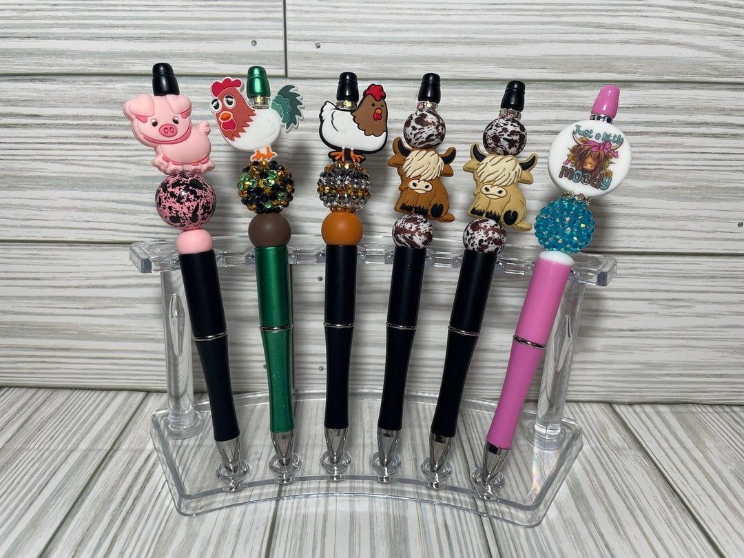 Custom Made Beaded Pens - Etsy
