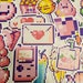 Aesthetic Pixel Art Theme Stickers Random Pack, Waterproof Stickers ...