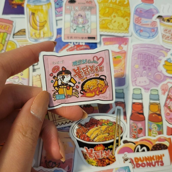 Asian Snack Sticker - Etsy