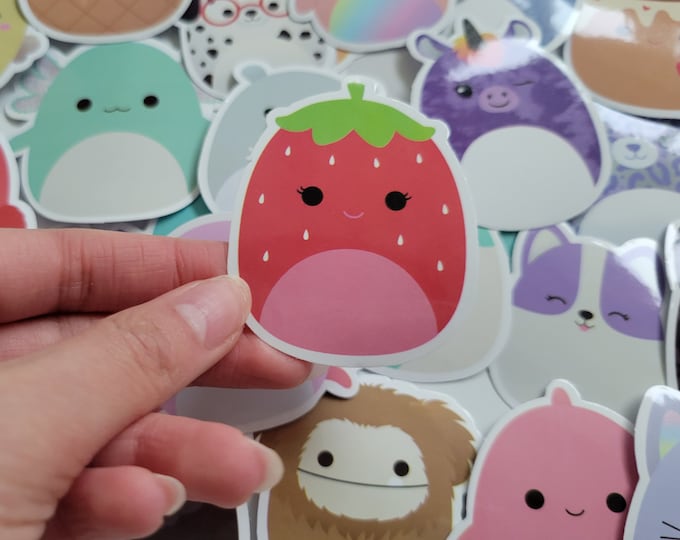 Squishmallow Holigraphic Sticker Set of 18 - Etsy