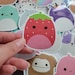 Squishmallow Stickers Cartoon Animal Lover Stickers Random Pack - Etsy