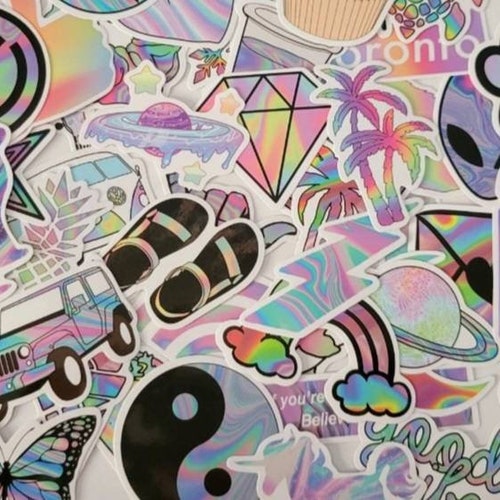 Aesthetic Trendy Purple Random Pack Vinyl Waterproof - Etsy