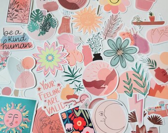 Boho Sticker Pack, Choose Your Own Stickers, Sticker Set, Sticker ...