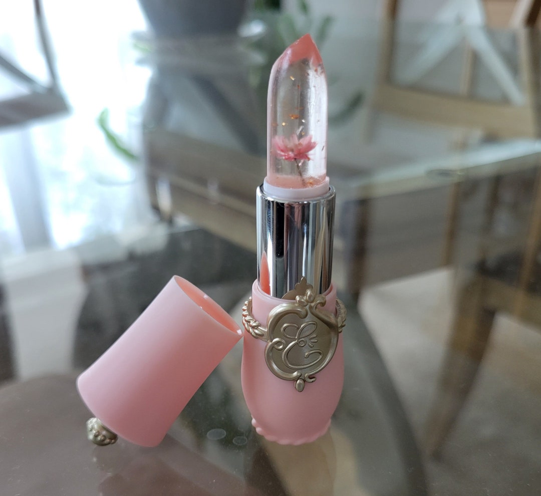Crystal Flower Jelly Lipstick Color Changing Pink - Etsy