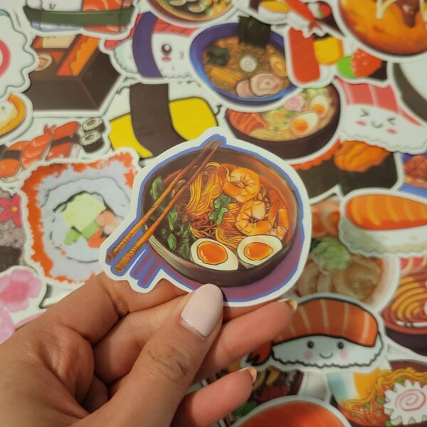Cute Asian Food Stickers - Etsy