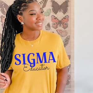 SIGMA Educator Shirt! Sigma Gamma Rho Teachers, Principals and School ...