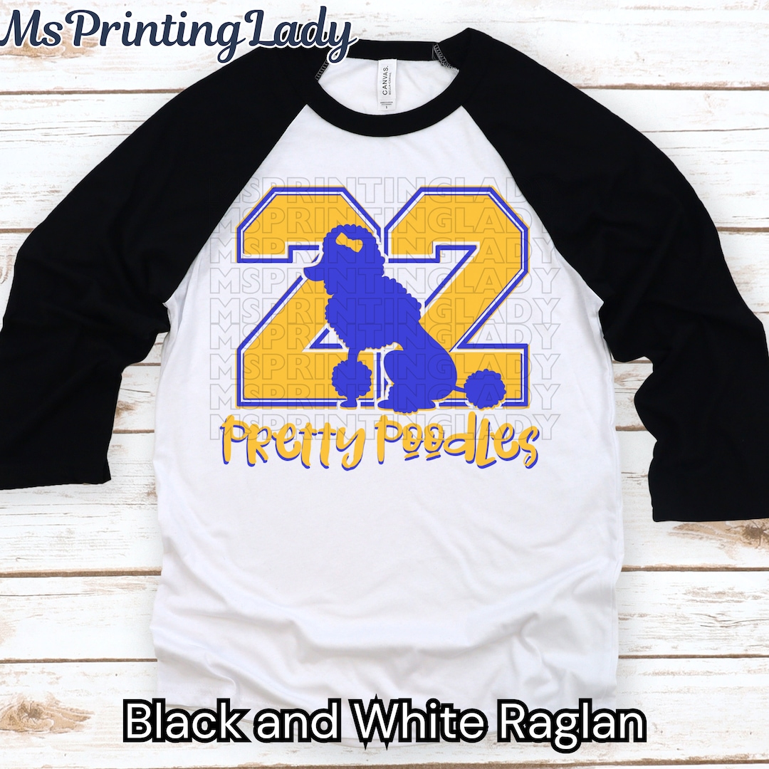 SGRHO 1922 Poodles Raglan Unisex 3/4 Sleeve Baseball Shirt - Etsy
