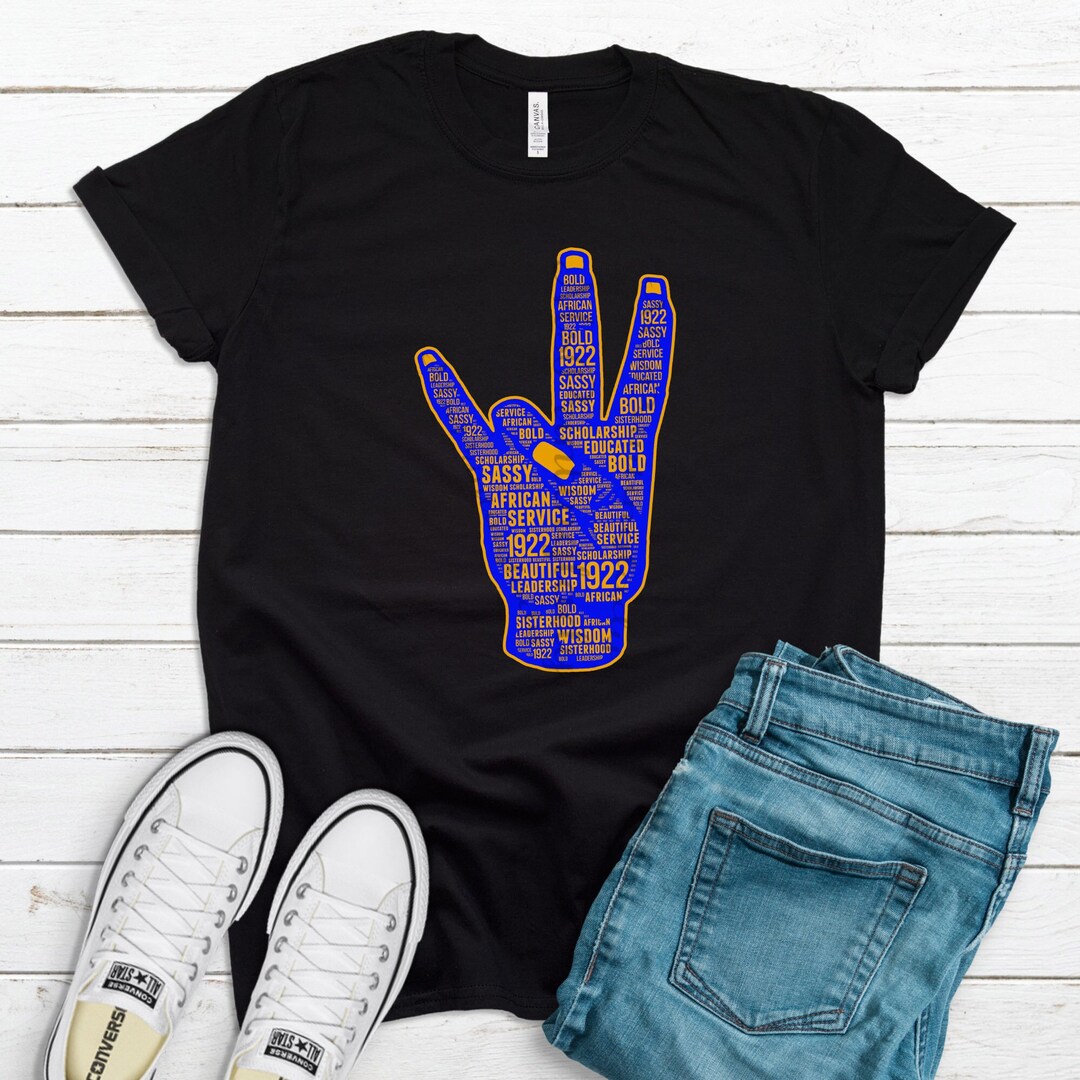SGRHO Hand sign shirts - Etsy