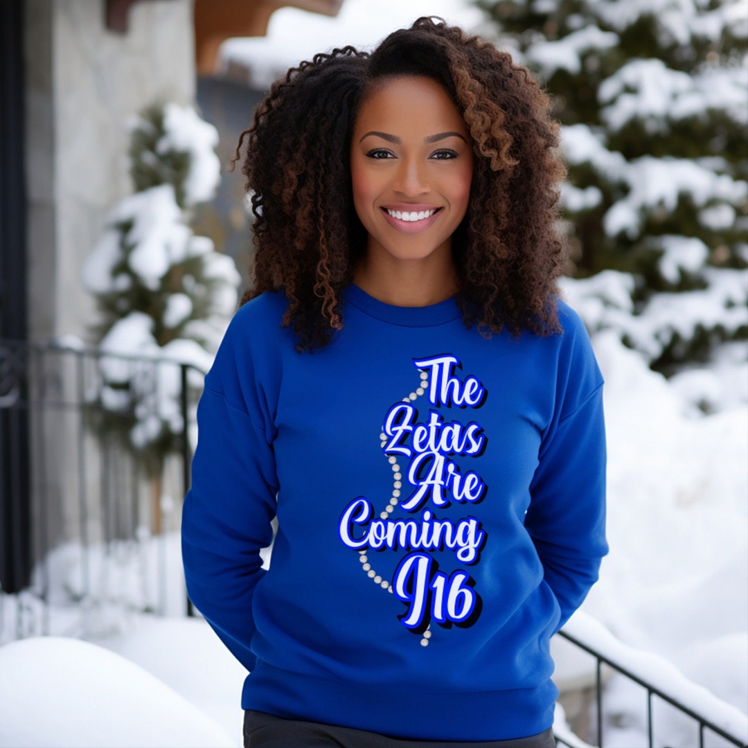 The Zetas Are Coming - J16 - Zeta Phi Beta Sweatshirt - Etsy