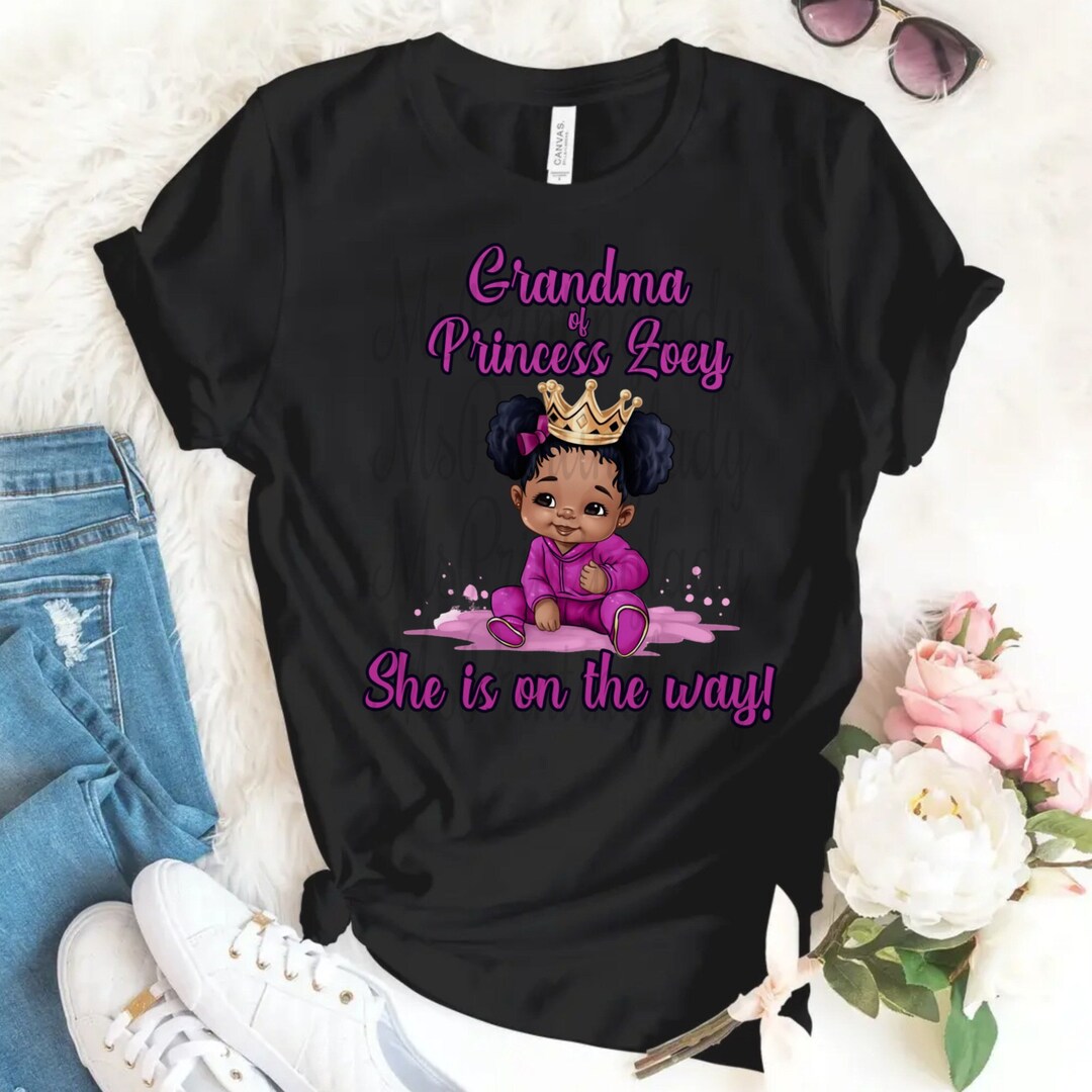 Fuchsia Baby Girl Custom Baby Shower Princess (name) is on the Way ...