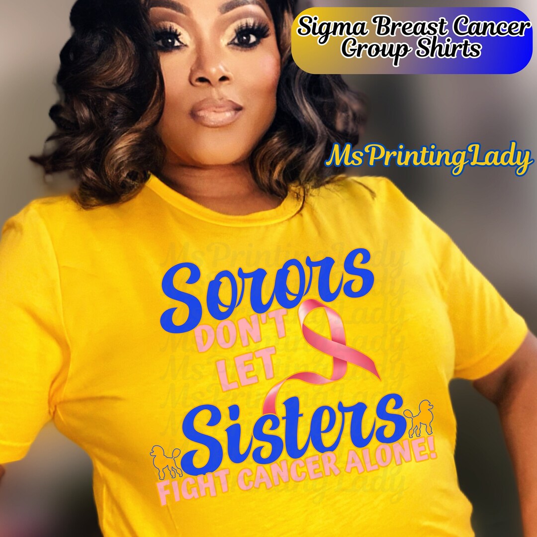 SGRHO Sorority Breast Cancer Awareness Unisex Shirt - Etsy
