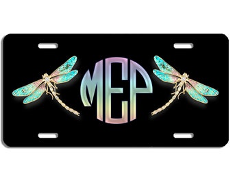 Dragonfly License Plate - Etsy