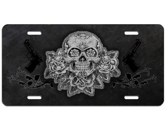 Skull License Plate | Etsy