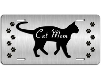 Black Cat Vanity Plate - Etsy