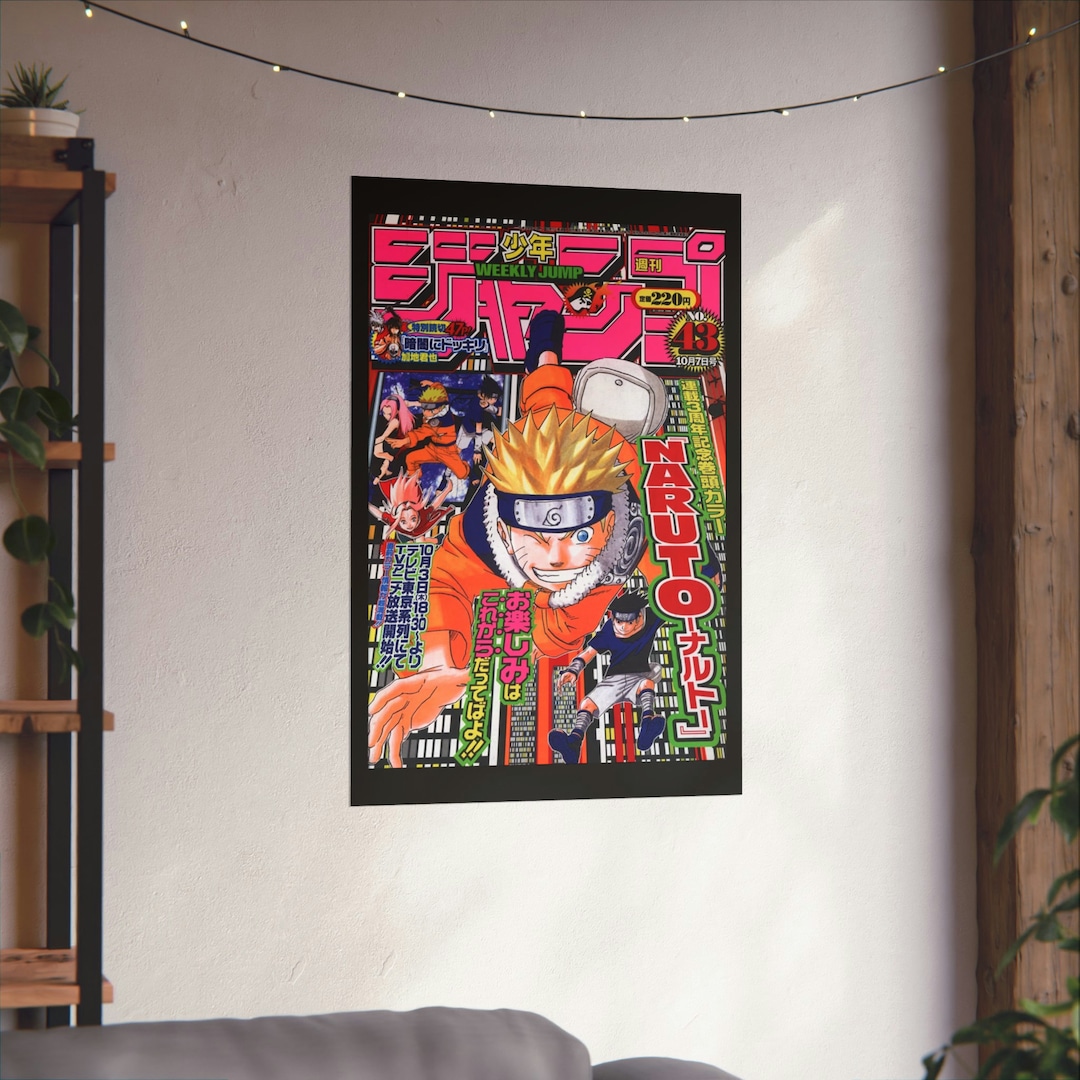 Shonen Jump Cover Art Poster, Gaming Room Decor, Game Room Poster, One ...