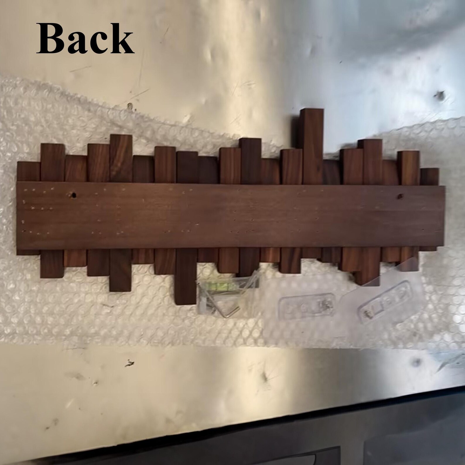 Piano Coat Rack Wall Mount Clothing Rack Solid Wood Towel Hooks ...