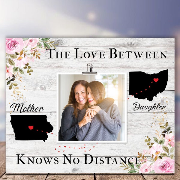 Long Distance Mother and Daughter Frame - Etsy