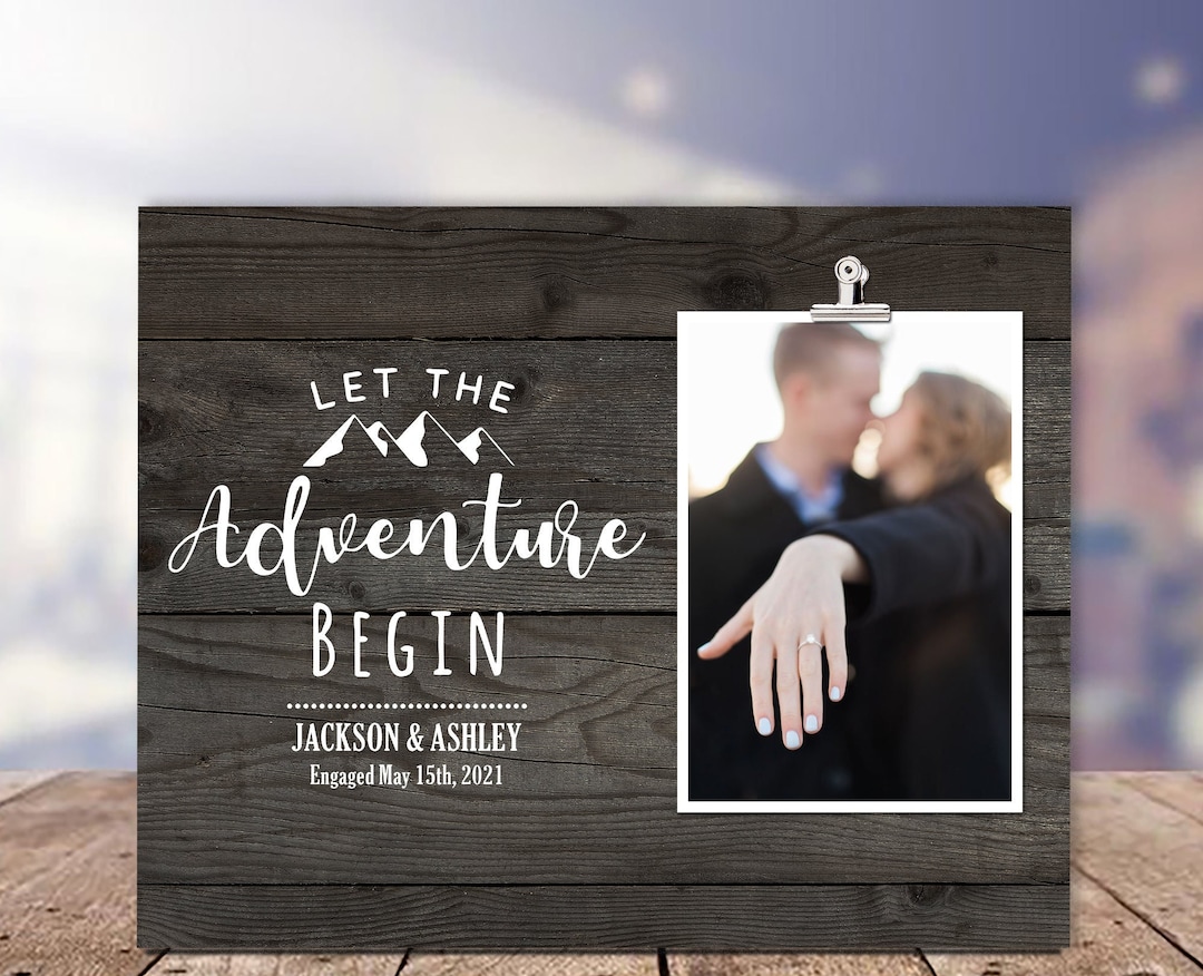 Personalized Engagement Gift Personalized Engagement Picture - Etsy