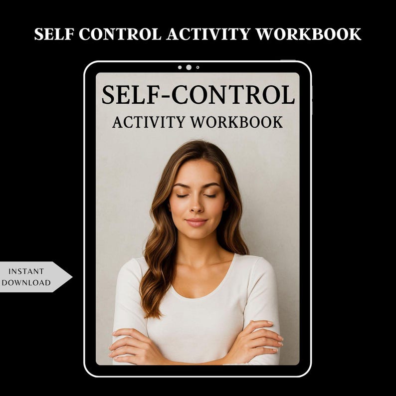 Self-control Activity Workbook Printable Self-discipline Exercises ...