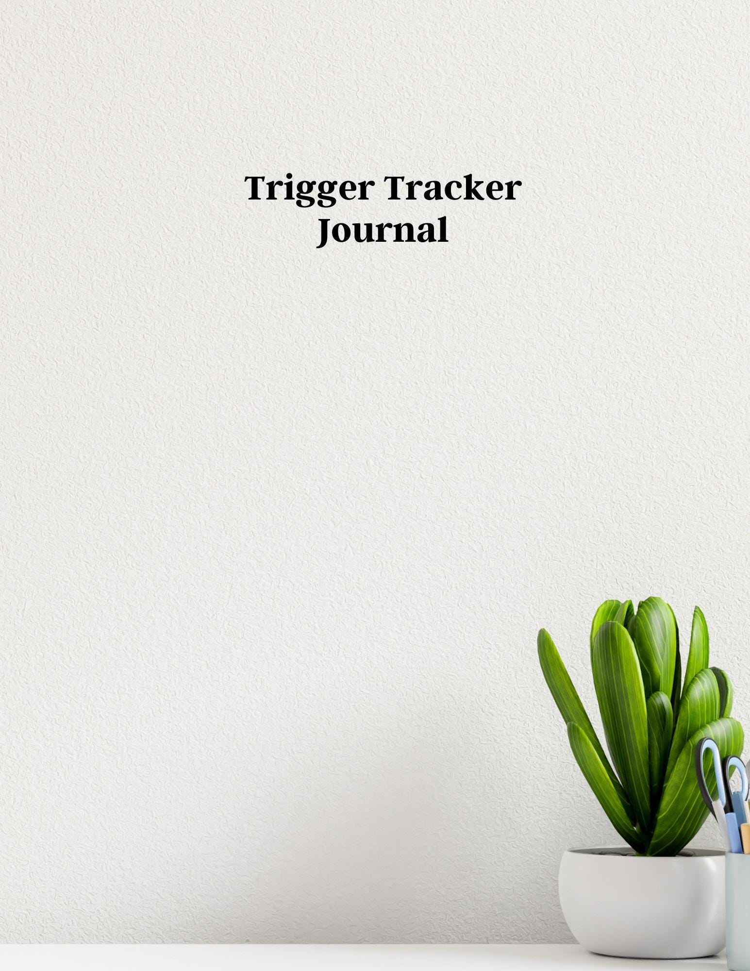 Trigger Tracker, Thought Process, Mental Health, Healing, Self Care ...