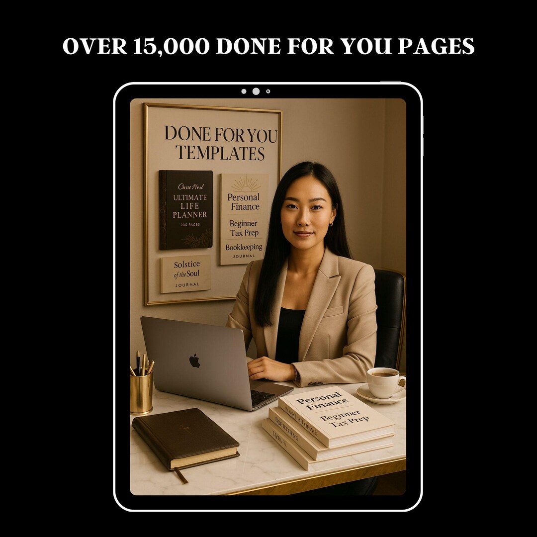 Done for You Templates Digital Product Vault Editable Canva Planners ...