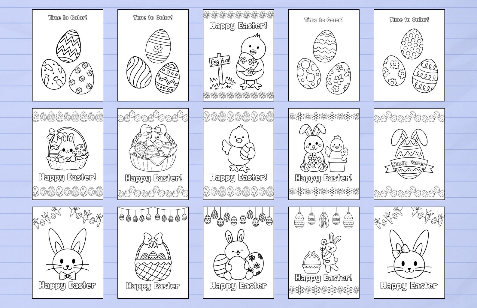 32 Easter Holiday Activity Printable Worksheets, Activity and Coloring ...