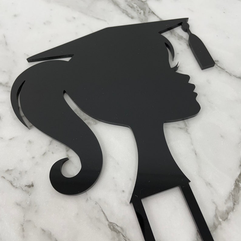 Graduation Girl Cake Topper Acrylic University Graduation | Etsy