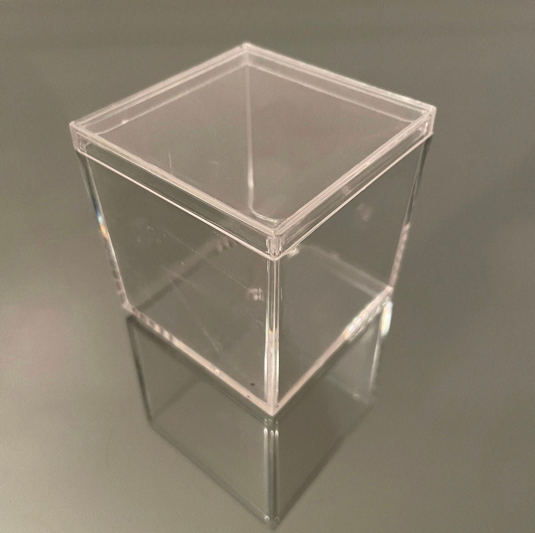 12 X Clear 5.5cm Acrylic Boxes - Etsy Australia