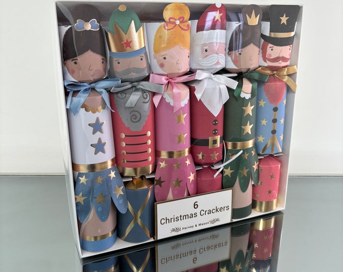 Harvey & Mason Set of 6 Christmas Crackers Boxed Nutcracker Suite - Etsy