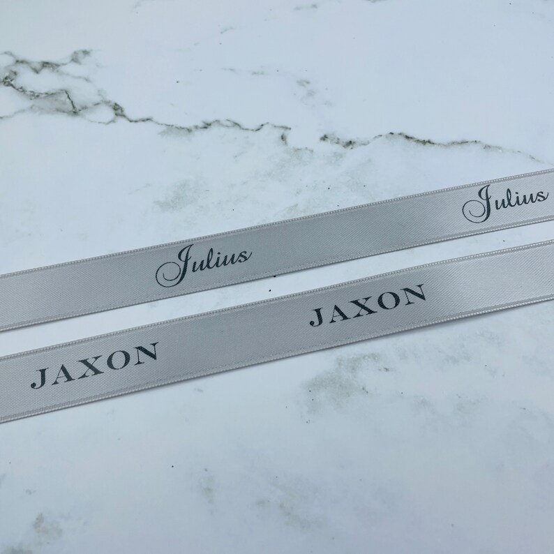 Custom Printed Satin Ribbon: Personalized Favor Ribbon, Any Occasion - Etsy
