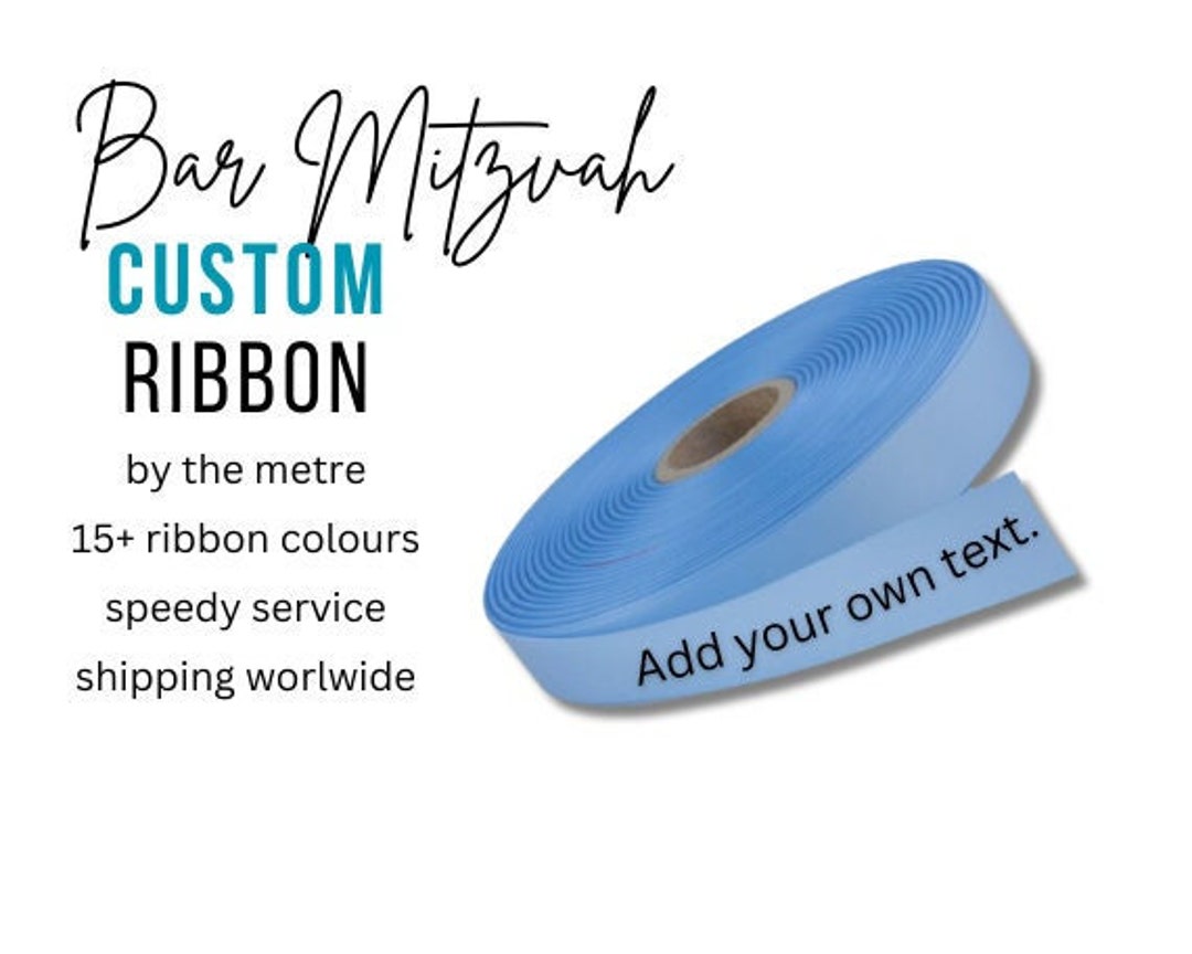 Custom Printed Satin Ribbon: Personalized Favor Ribbon, Any Occasion - Etsy
