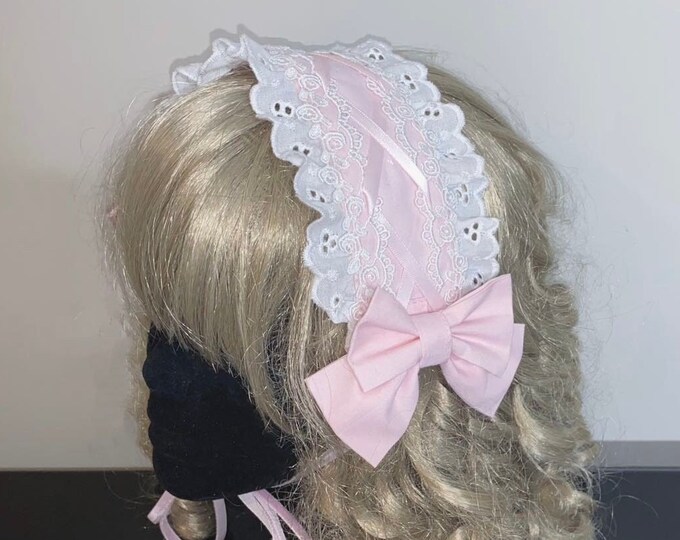 Rose Ruffle Lolita Headband - Gothic Hair Accessory - Etsy