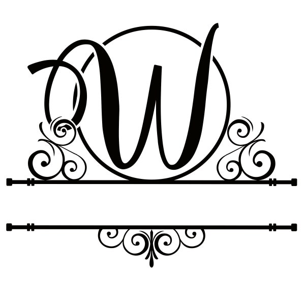 Letter W Monogram - Etsy